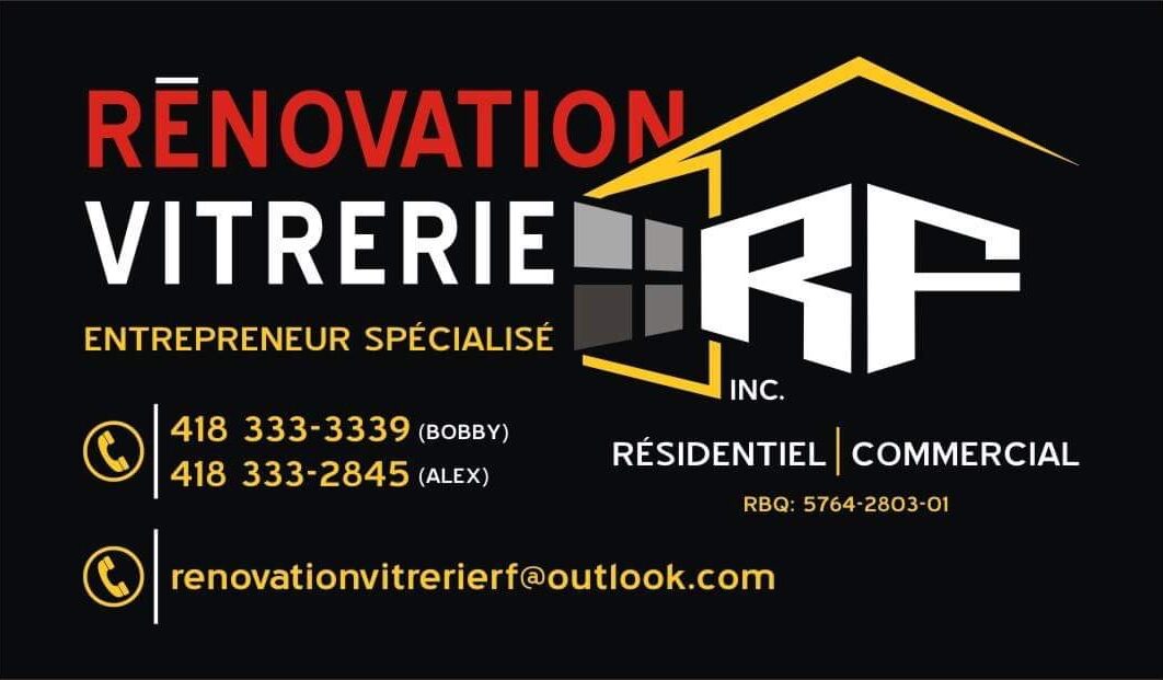 Verre Simple - Rénovation Vitrerie RF inc.